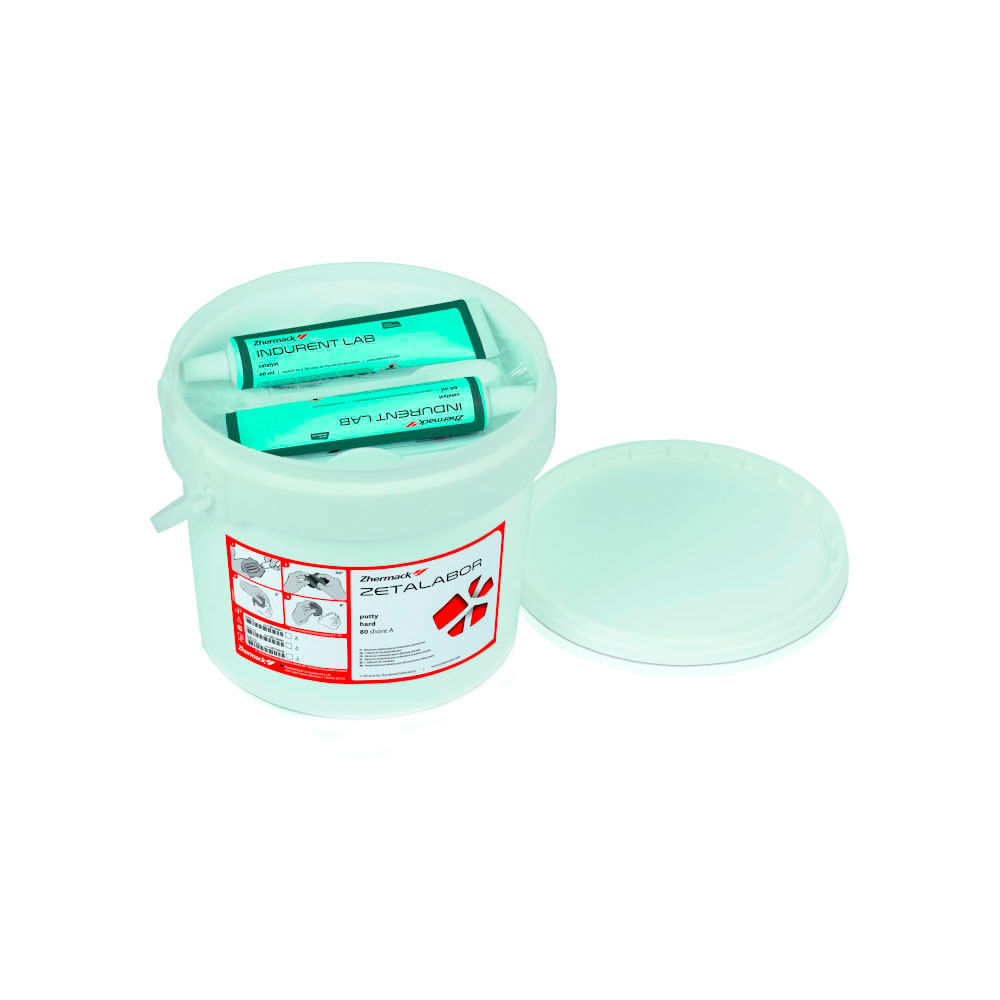 Kit Silicone para Laboratório Zetalabor Denso + Indurent Lab - Zhermack