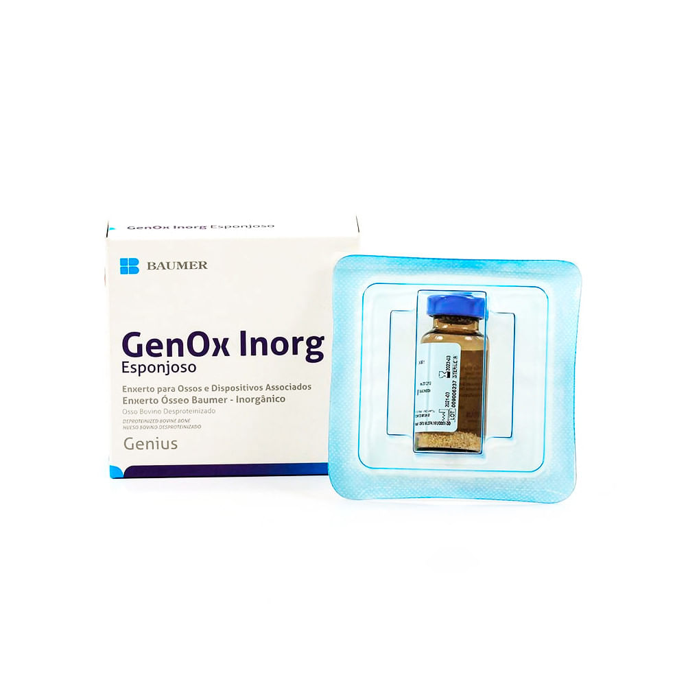 Enxerto Ósseo Bovino GenOx Inorg 1c - Baumer